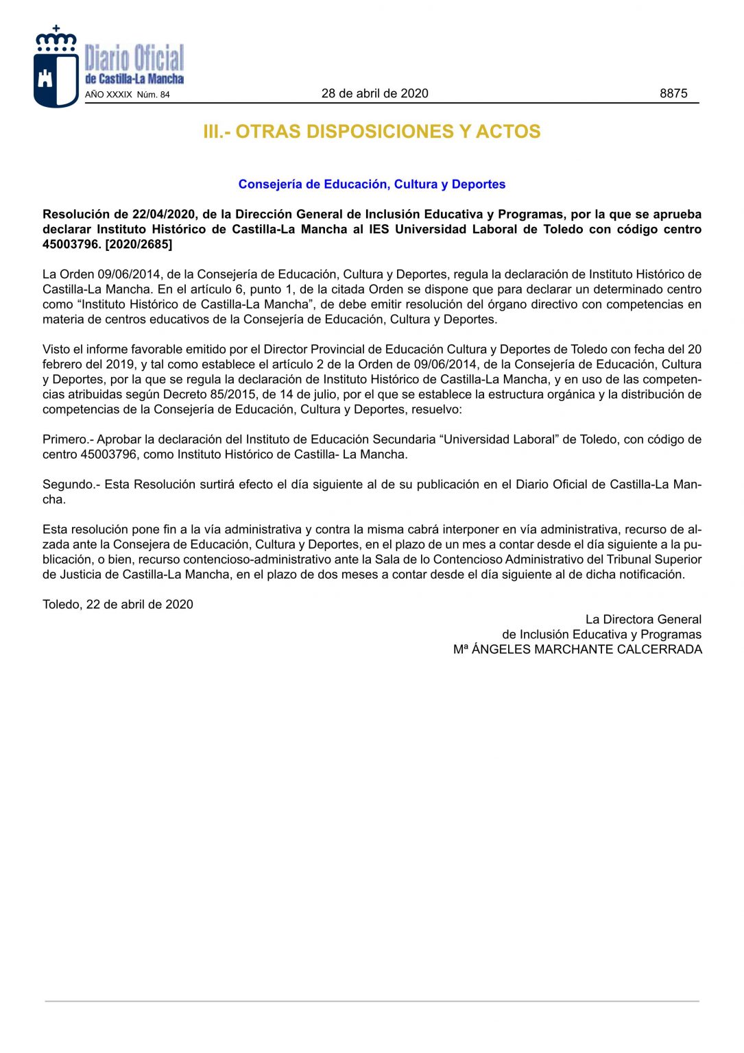 Eco Weld - I.E.S. Universidad Laboral de Toledo